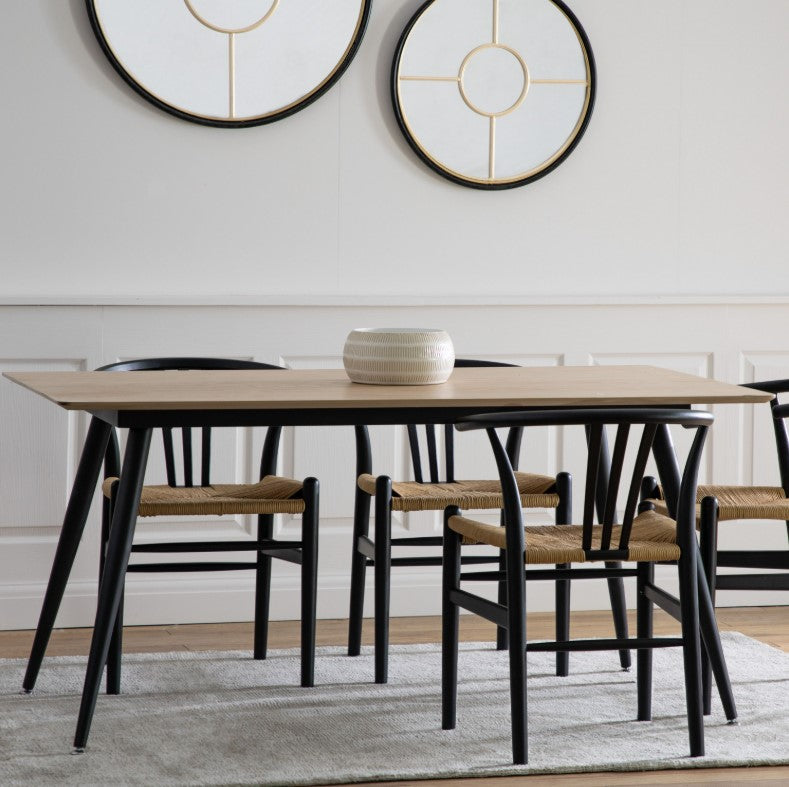 Alfie Dining Table in Natural – Desser