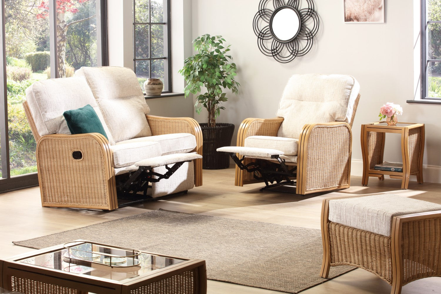 Paris Reclining Light Oak Range Desser