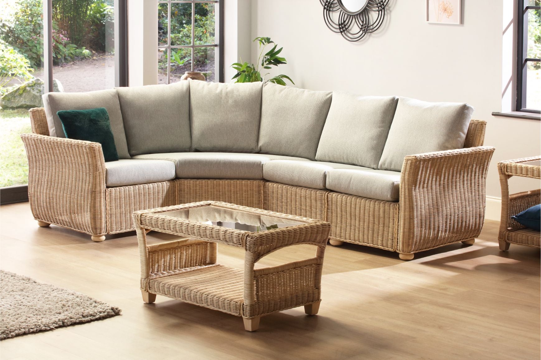 L shaped conservatory furniture store